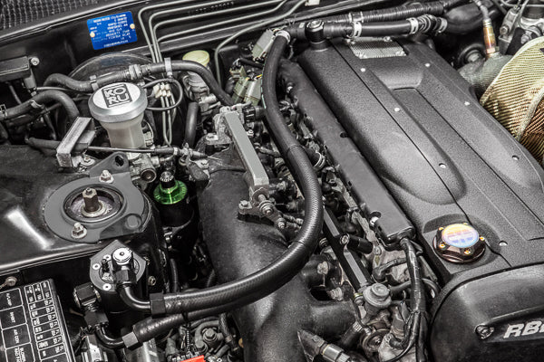 Radium Engineering Dual Catch Can Kit Nissan R32 Skyline GT-R Fluid Lo ...